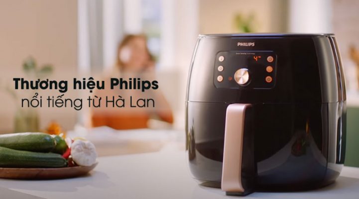 Nồi Chiên Không Dầu Philips HD9860/90 Airfryer XXL, Cho 4-5 Người | Đồ ...