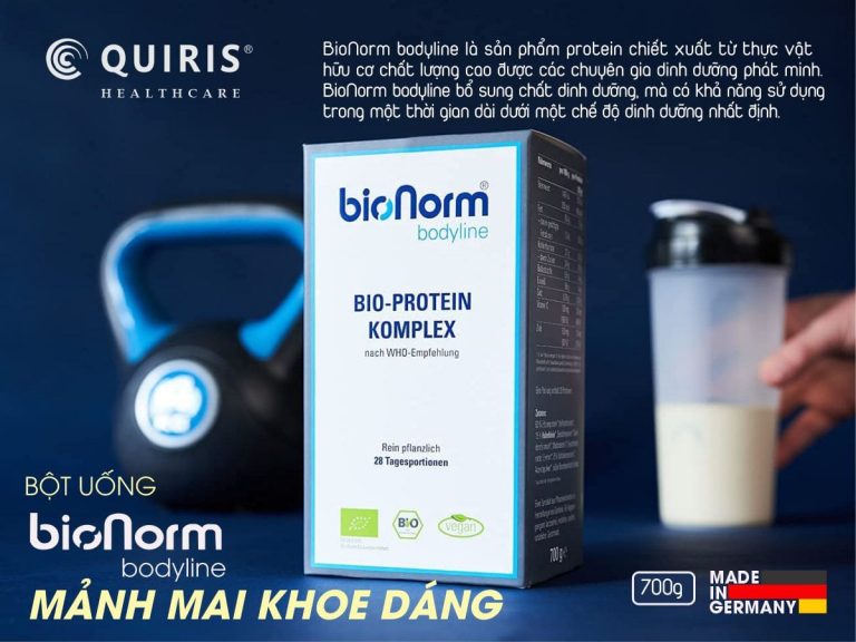 Bột Uống Quiris BioNorm Bodyline 700g Pulver, Mảnh Mai Khoe Dáng | Đồ Nhập Khẩu Đức, Châu Âu