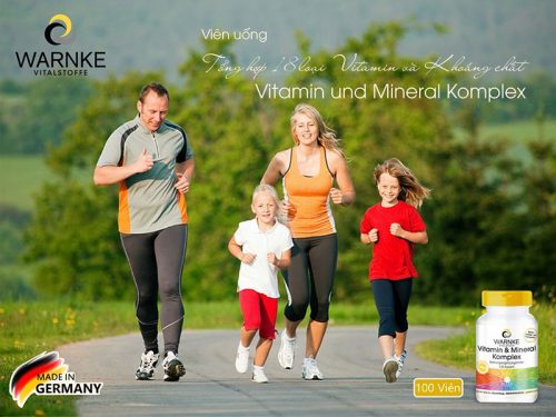 Viên Uống Tổng Hợp Warnke Vitamin, Mineral Komplex, 100 Viên | Đồ Nhập Khẩu