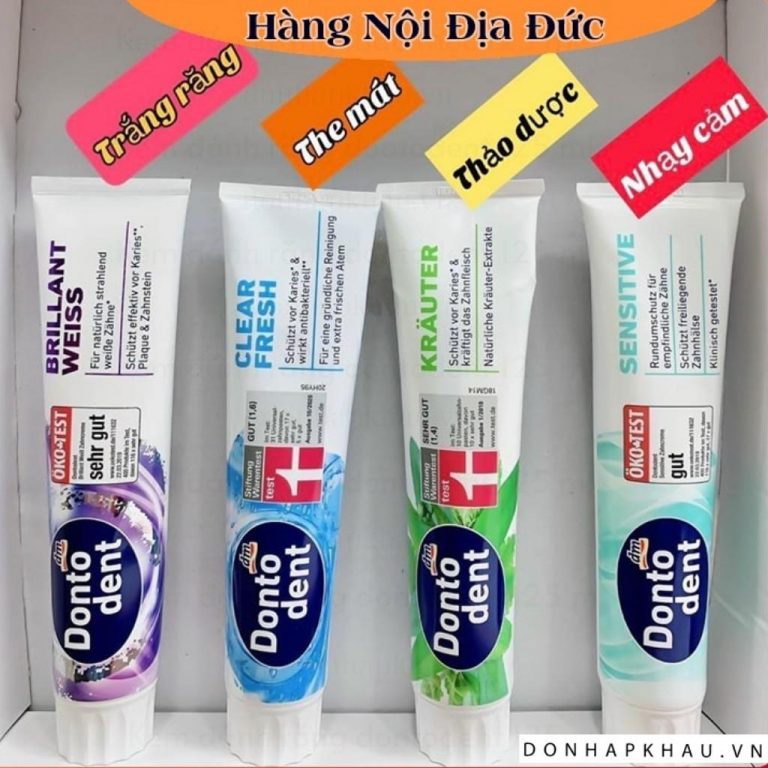 Kem Đánh Răng Dontodent Nội Địa Đức 125ml Kem Đánh Răng Dontodent Clear ...